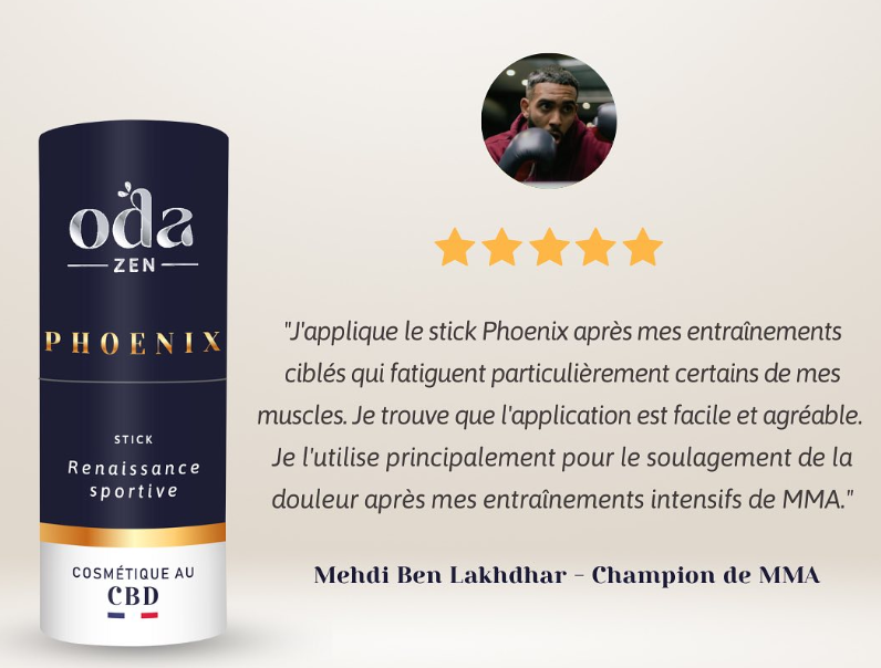 Phoenix : le baume décontractant musculaire naturel – Olympe-CBD