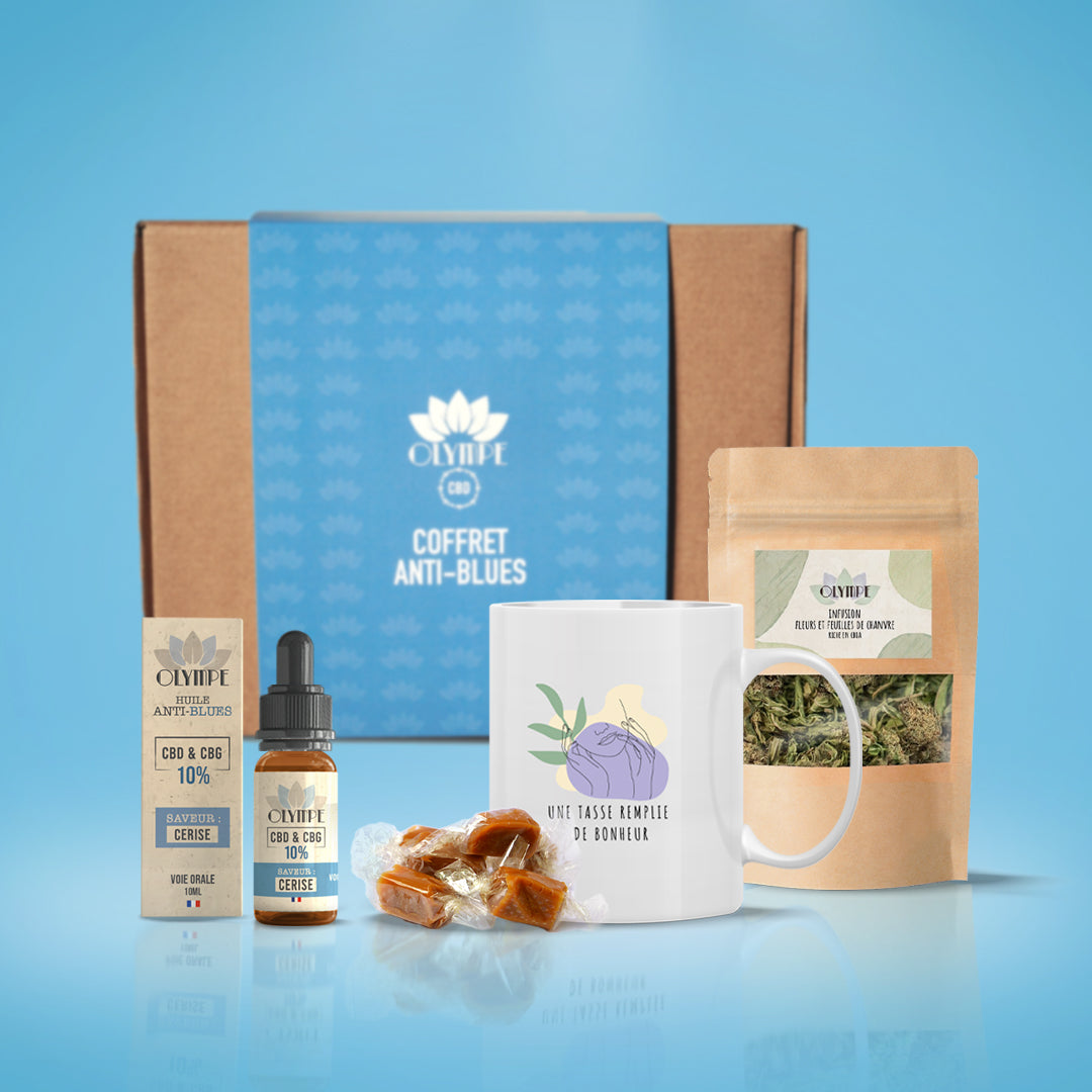 Coffret CBD - Anti-blues - Olympe-CBD
